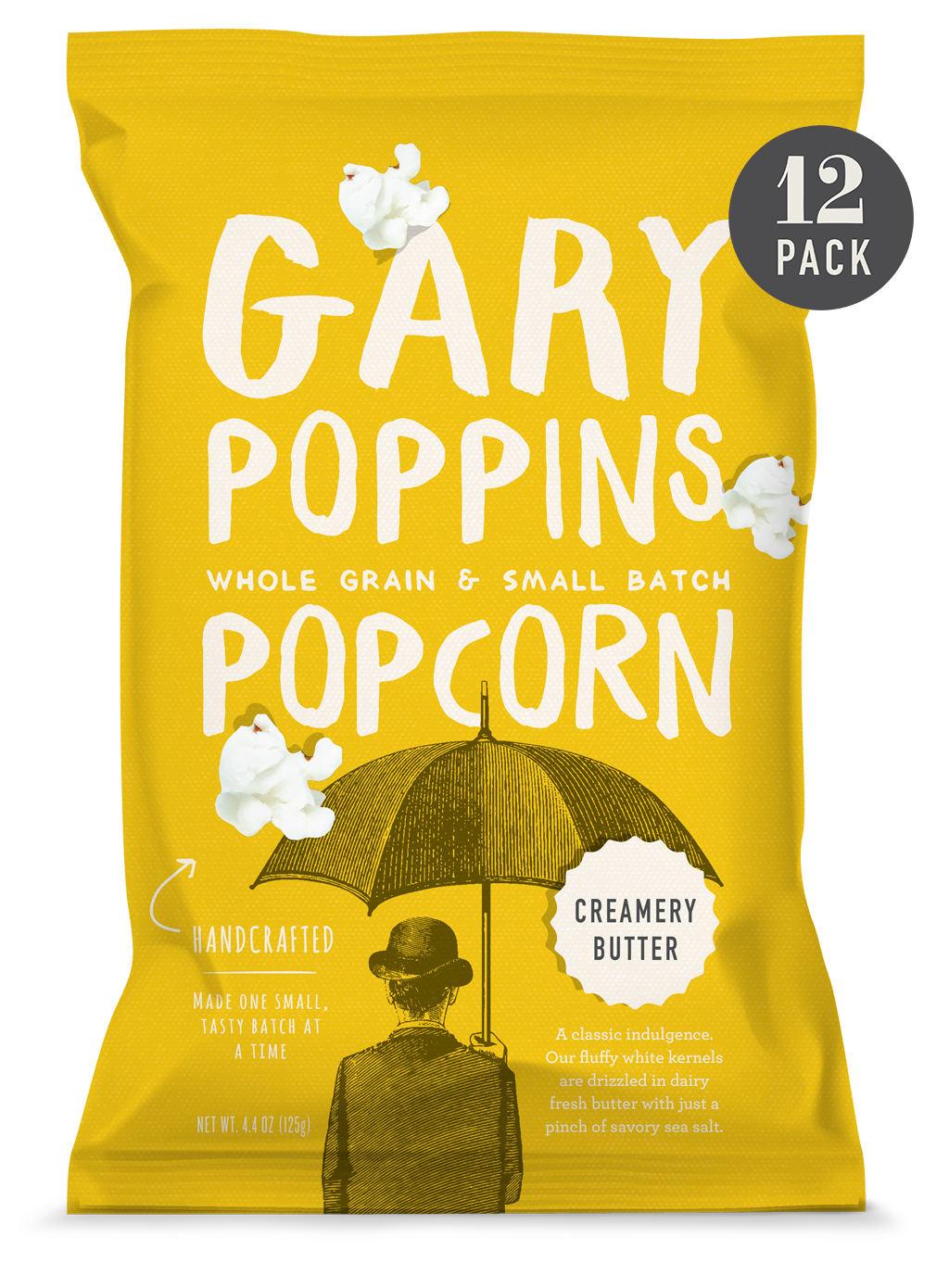 Gary Poppins Popcorn - Creamery Butter (4.4oz) | Boda's Kitchen